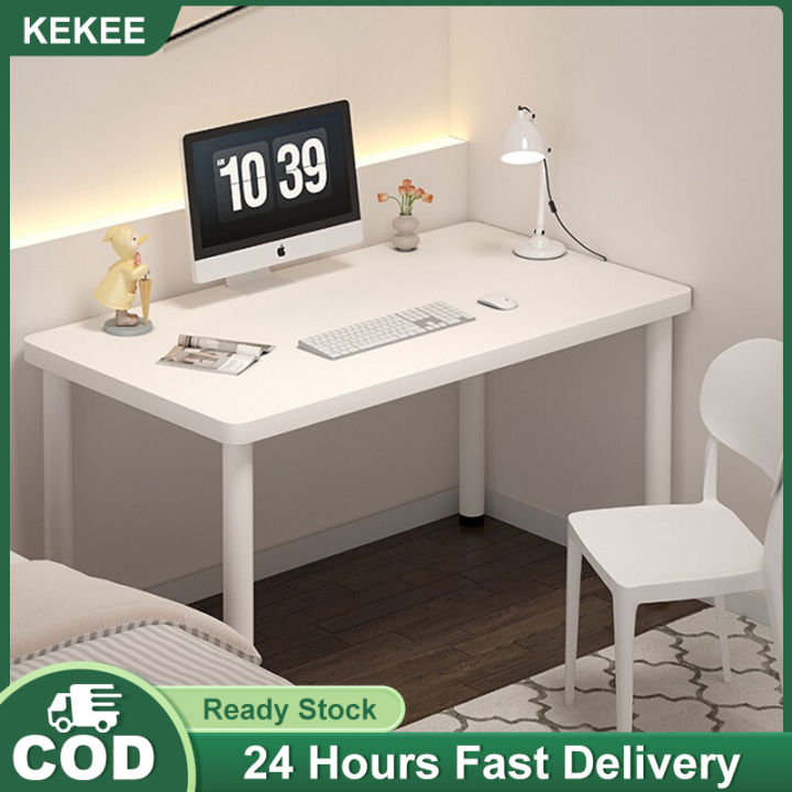 KEKEE 140CM Meja Belajar Study Office Table Thickened White Dressing ...