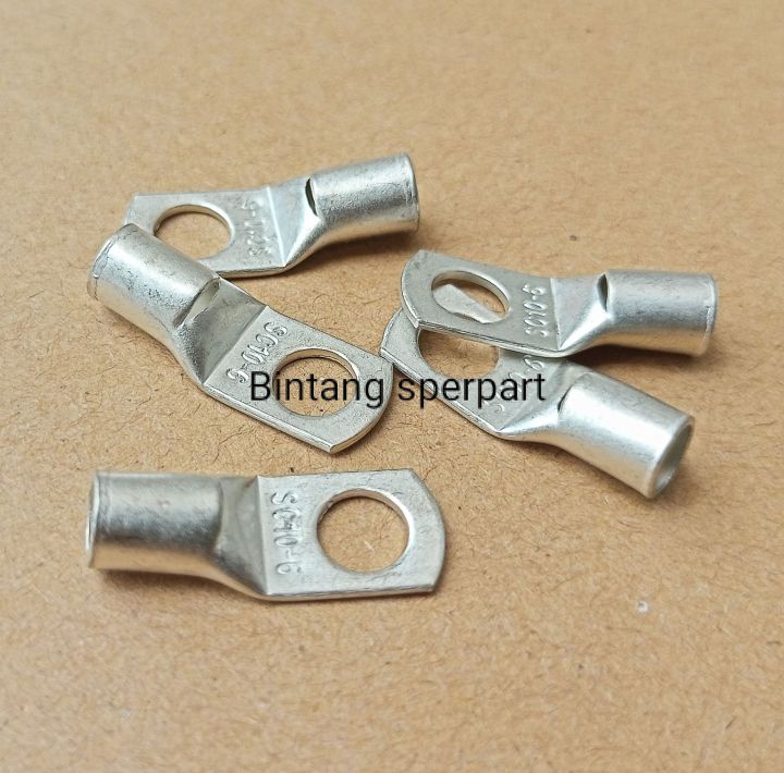 (1 Buah) SKUN KABEL TEMBAGA 10MM SC 10-6 SKUN KABEL 10MM SKUN KABEL SC 10-6 CABLE LUGS DOVE ...