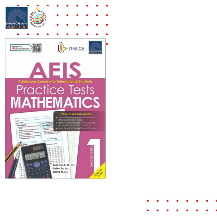 SAP_แบบทดสอบคณิตศาสตร์มัธยมศึกษาปีที่ 1 AEIS Practice Tests MATHEMATICS ...