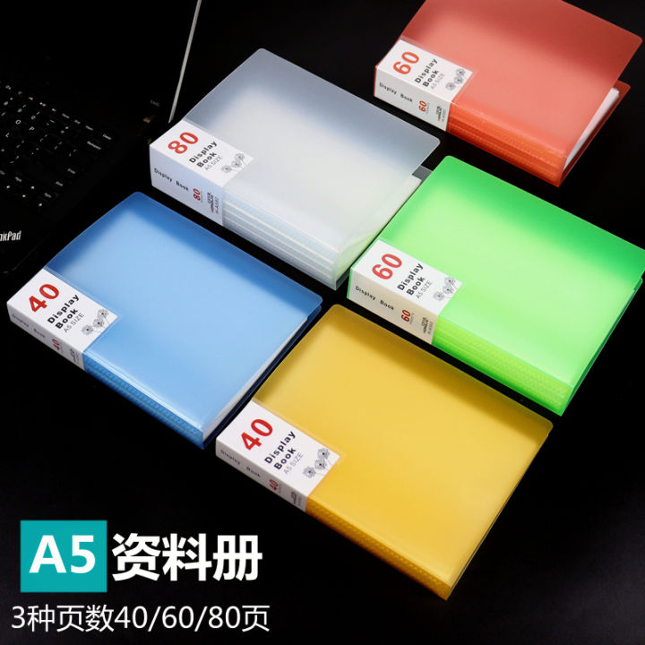 Transparent A5 File Folder Multi-layer Index Pages Document Holder for ...