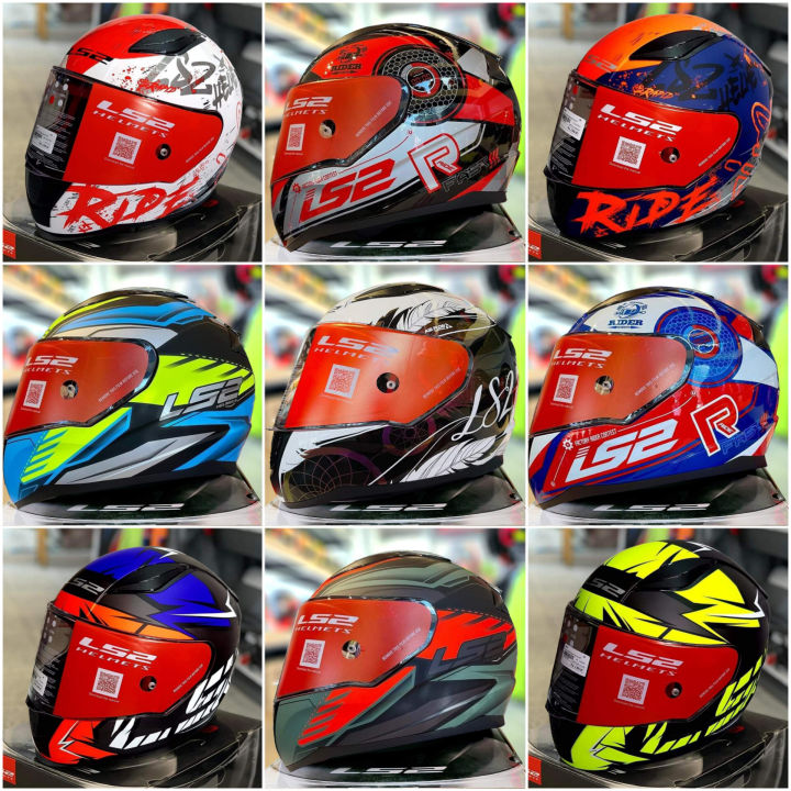 LS2 RAPID FF353 Graphics Helmet with Iridium Lens | Lazada PH
