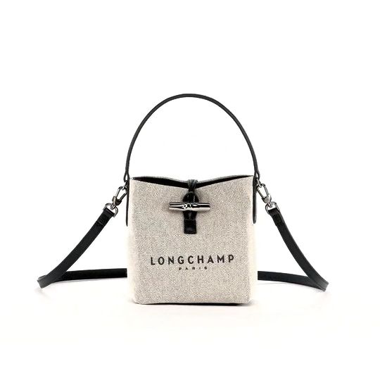 100% original longchamp official store bag L10159HSG037 canvas bucket ...