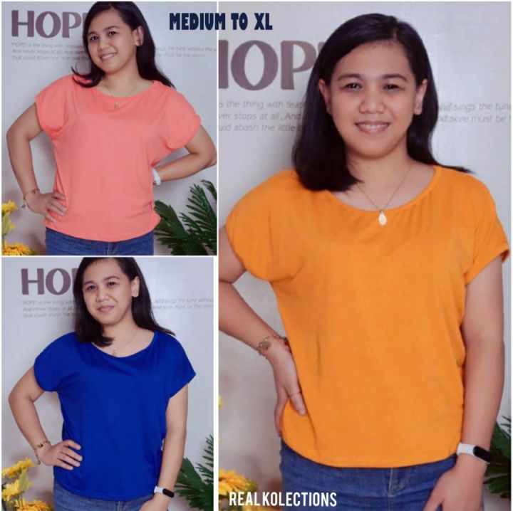 PLAIN PLUS SIZE BLOUSE FOR WOMEN UP TO XL | Lazada PH