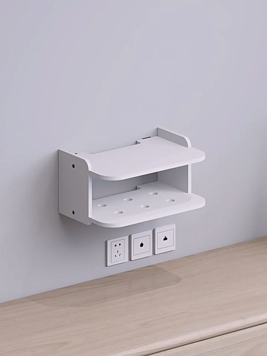 SG Router Holder Storage Box Set-Top Box Rack TV Wall Bracket Box WiFi ...