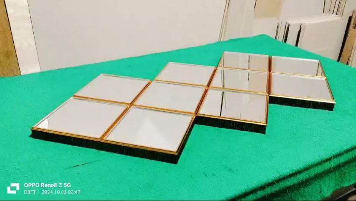 Cermin Dinding / Cermin Frameles / Kaca Dinding / Cermin 3D / Pajangan ...