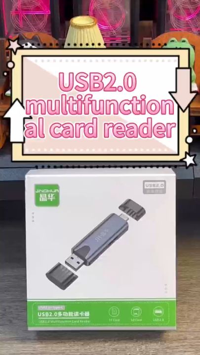 Jinhua SD/TF Card reader Type-C/USB Double joint SD+TF card slot 2-in-1 ...