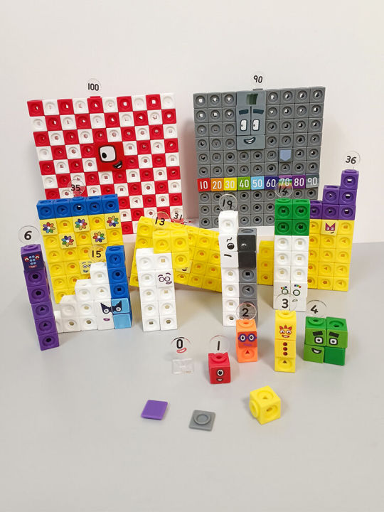 Educational Number Blocks Compatible Animation Digital Bricks Children ...