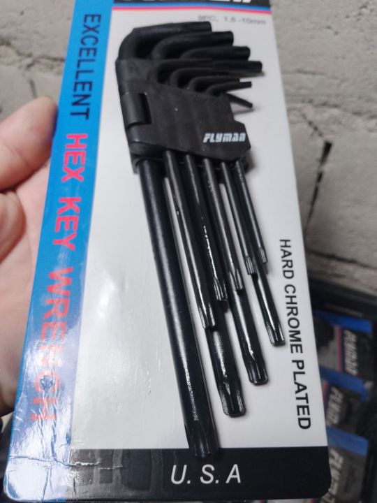 FLYMAN Allen Wrench set Star type long heavy duty brand New items ...