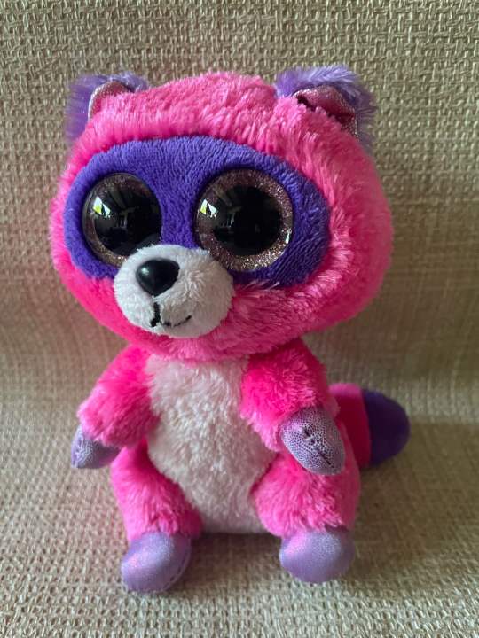 TY Beanie Babies Roxie the Pink Raccoon Plush 8” | Lazada PH