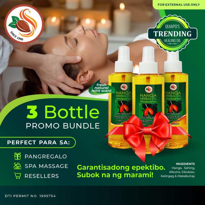 QUIAPO’ s HANGA HERBAL OIL (350 ML) | Lazada PH