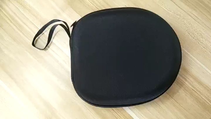 Headphone Carrying Case Storage Bag Anti-pressure PU Earphone Case ...