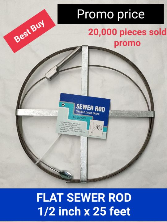 GENERAL SEWER ROD 1/2 X 1/16 X 25' | Lazada PH