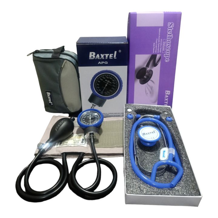 APG BLUE Baxtel Aneroid Sphygmomanometer Blood Pressure Monitor With ...