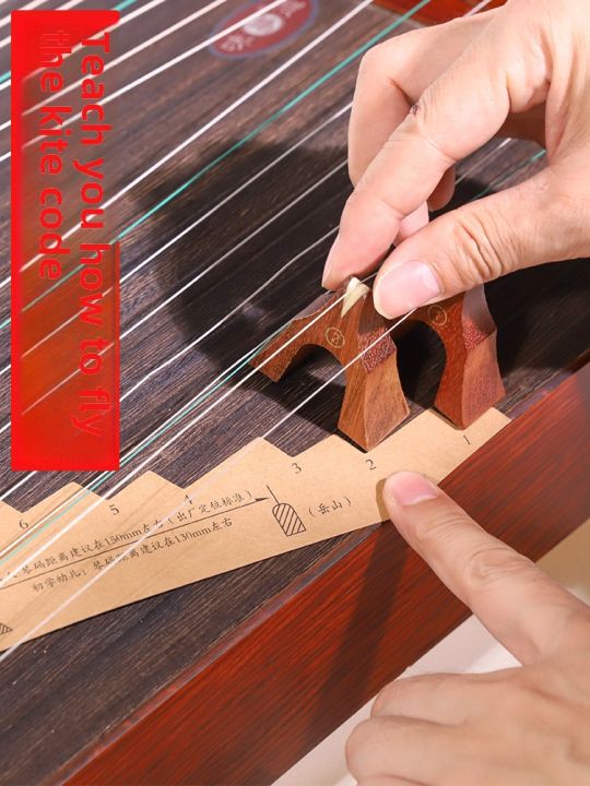 Guzheng Bridge Display Diagram Guzheng D-Tuning Zheng Code Display ...