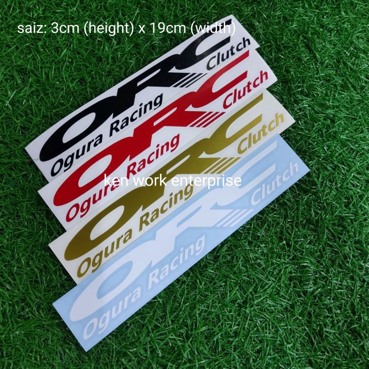 sticker orc ogura racing | Lazada
