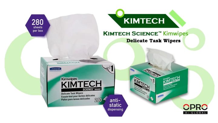 KIMWIPES KIMTECH Delicate Task Cleaning Tissue Paper / Wiper (KIMBERLEY ...