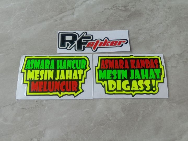 Sticker kata kata lucu dan unik stiker cutting | Lazada Indonesia