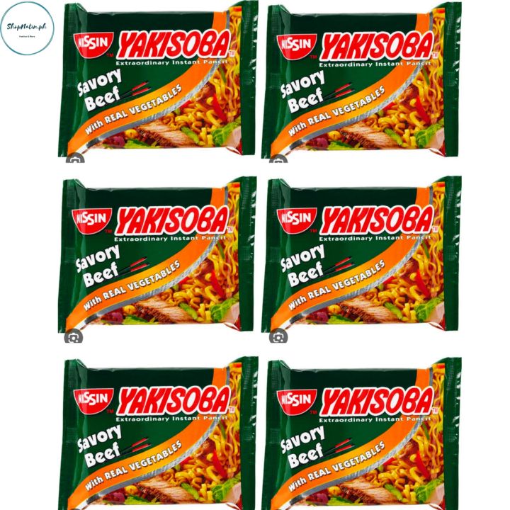 Yakisoba Pancit Canton 6pcs*59g Each Chicken Beef Kalamansi Instant ...
