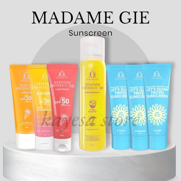 Madame Gie Sunscreen Protect Me SPF 50 PA++++ With Calendula 30g ...
