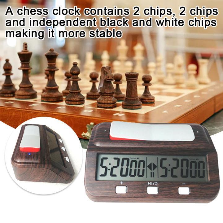 Digital Chess Timer Battery Powered Competition Game Stopwatch ...
