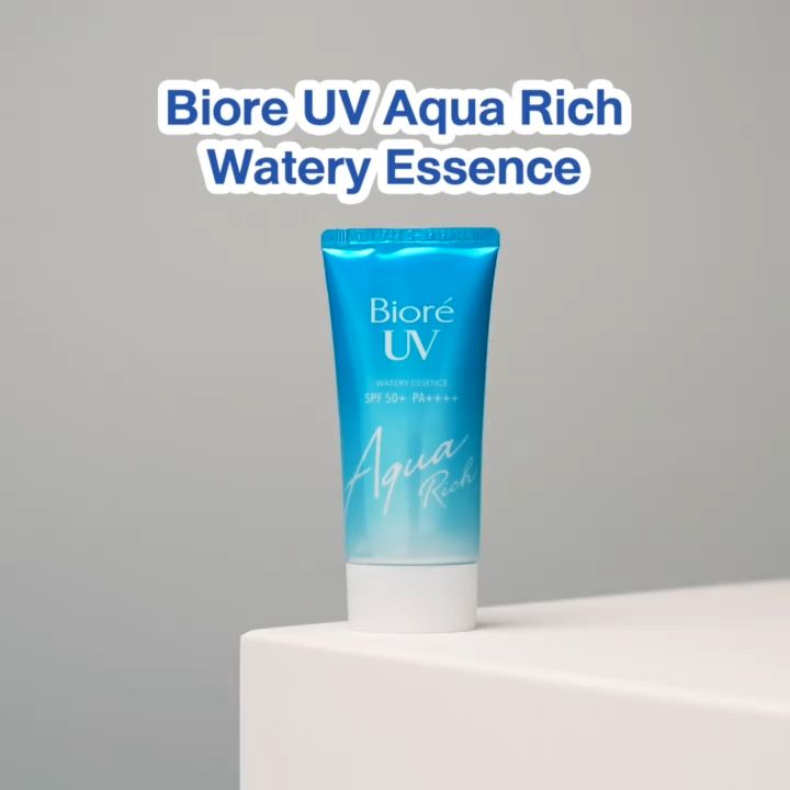 ซื้อ 1 แถม 1💕Biore UV Aqua Rich Watery Essence SPF50+/PA++++ 50g บิโอเร ...