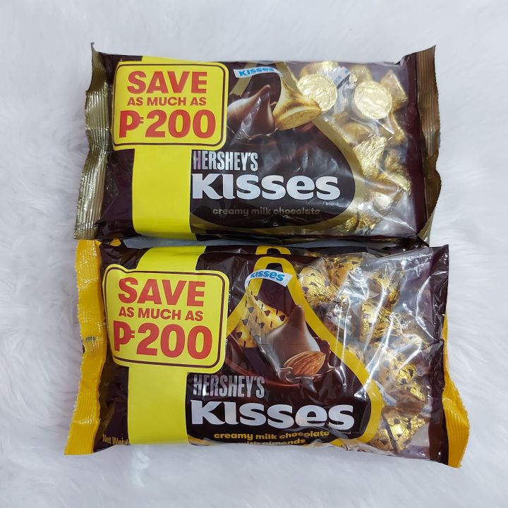 Hershey's Kisses Milk Chocolate/Almonds (226g x 2 packs) | Lazada PH