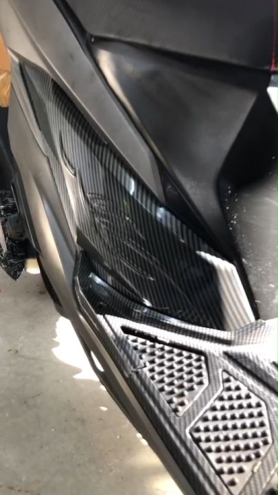 HONDA CLICK V2 UNDERSEAT GARNISH CARBON WITH LOGO C-8419 / SIDE ENGINE ...