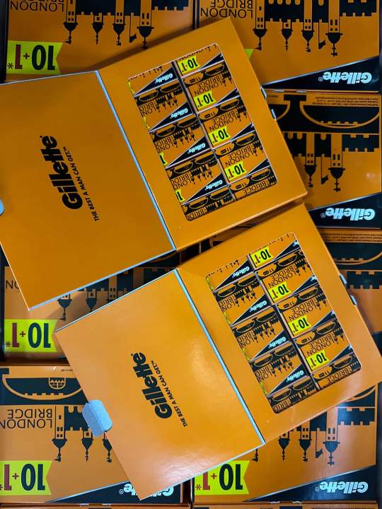 Gillette London Bridge Blade 110pcs 10pack per Box (10+1) | Lazada PH