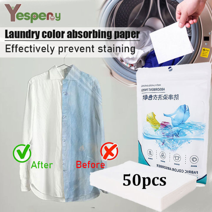YESPERY 50Pcs/Pack Washing Machine Use Mixed Dyeing Proof Color ...