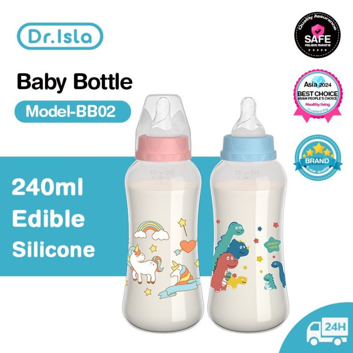 Dr.isla anti colic feeding bottle 150ml/240ml baby feeding bottle for ...