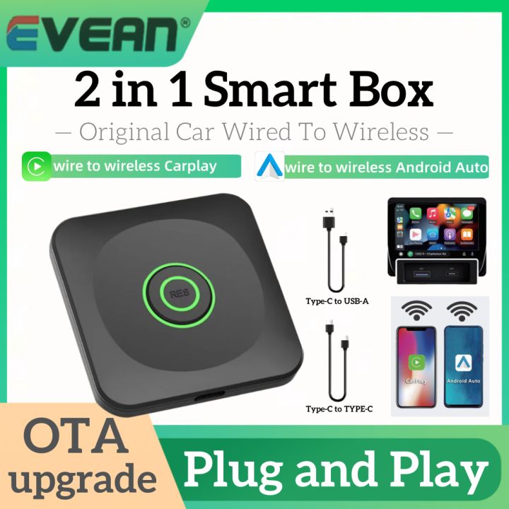 AI Smart Box for Car - Wireless CarPlay & Android Auto Adapter, OTA ...