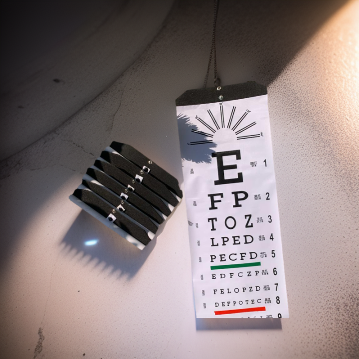 Alat Test Mata Rabun Jauh / Ketajaman Mata (Snellen Chart Manual ...