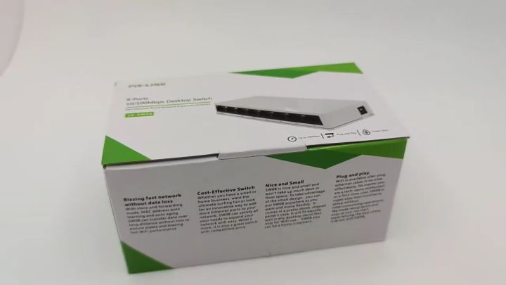 PIX-LINK SW08 8-Port 10/100Mbps Desktop Switch | 8 PORT Switch Hub ...