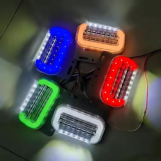 12V 24V LED Truck Side Lights Signal Indicator Lamps side Auxiliary ...