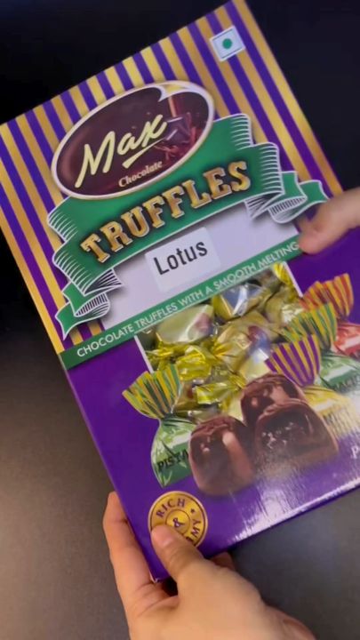 MAX TRUFFLES CHOCOLATE WITH A SMOOTH MELTING LOTUS FILLING {250G, 500G ...