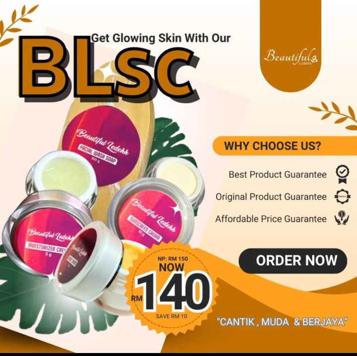 BL SKINCARE SET 4IN1 BEAUTIFUL LEDEHH | Lazada