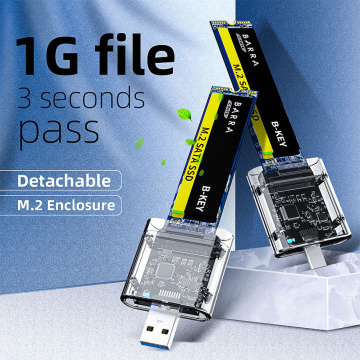 External Closure Hard Disk Case M2 SSD Case M.2 to USB3.0 Gen 1 5Gbps ...