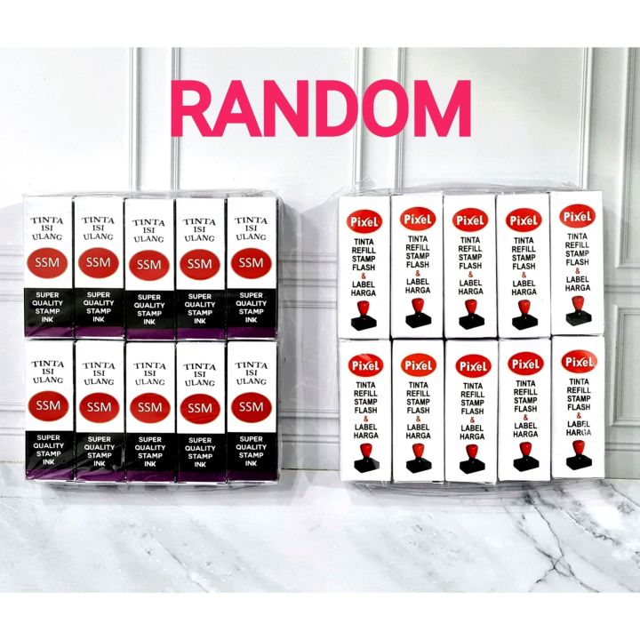 Tinta Stempel Otomatis Merah | Lazada Indonesia