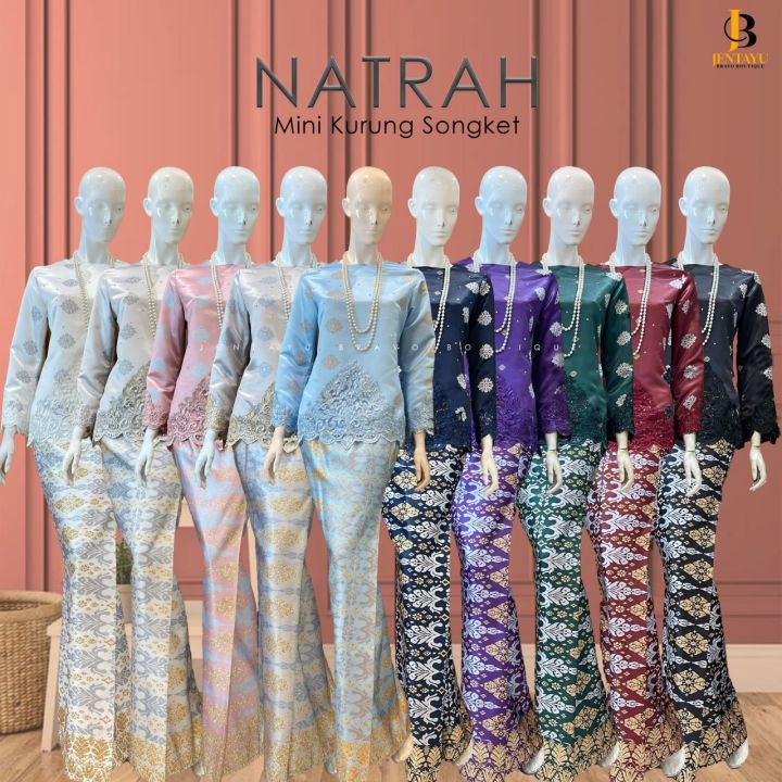 NATRAH MINI KURUNG SONGKET RAYA 2025 | Lazada