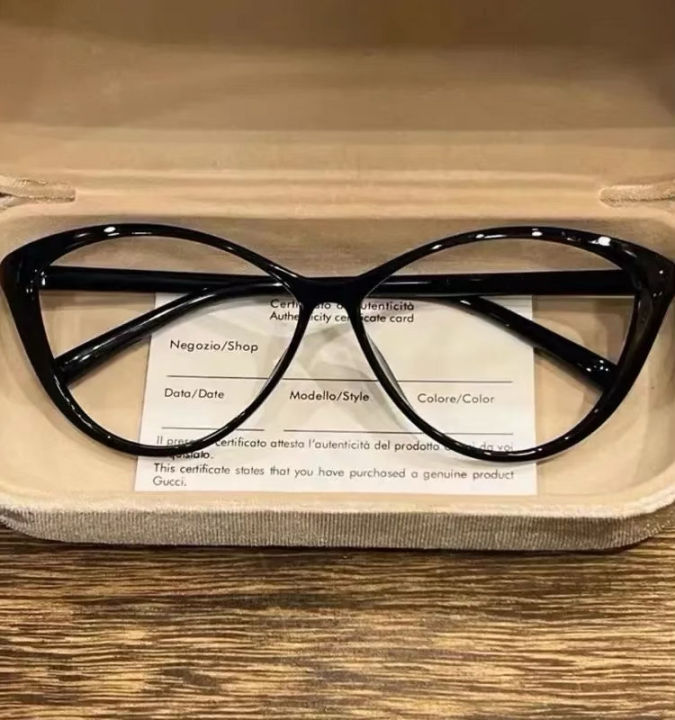 Mona Trendy Triangle Cat Eye Butterfly Design Glasses Hot Girl Myopia ...