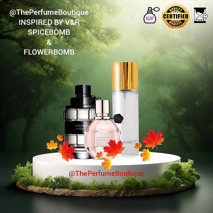 High Quality EDP Perfume Inspired By SPICEBOMB & FLOWERBOMB For HIM ...