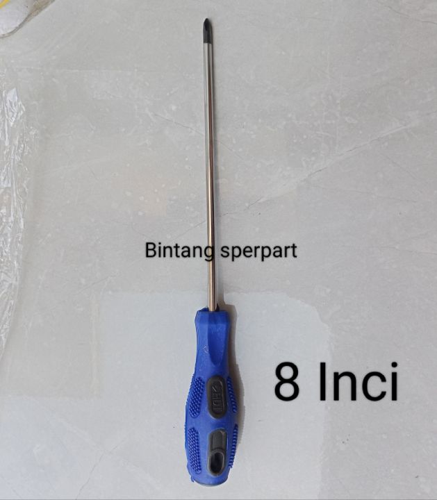 OBENG KEMBANG 8 INCI OBENG + OBENG KEMBANG 8INCI | Lazada Indonesia