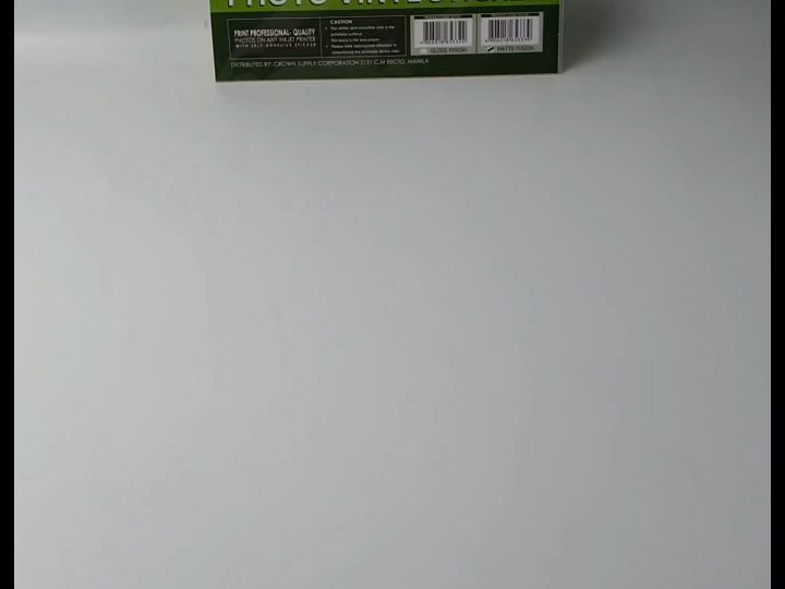 Photo Vinyl Sticker (Asia) A4 10s Matte Finish Printable Photo sticker ...