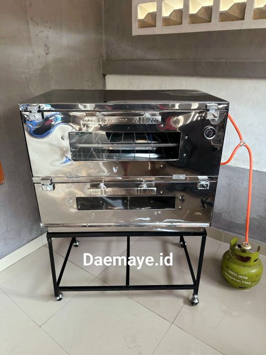 Oven Gas Api Atas Bawah / Oven Gas Ukuran 90x55x70cm | Lazada Indonesia