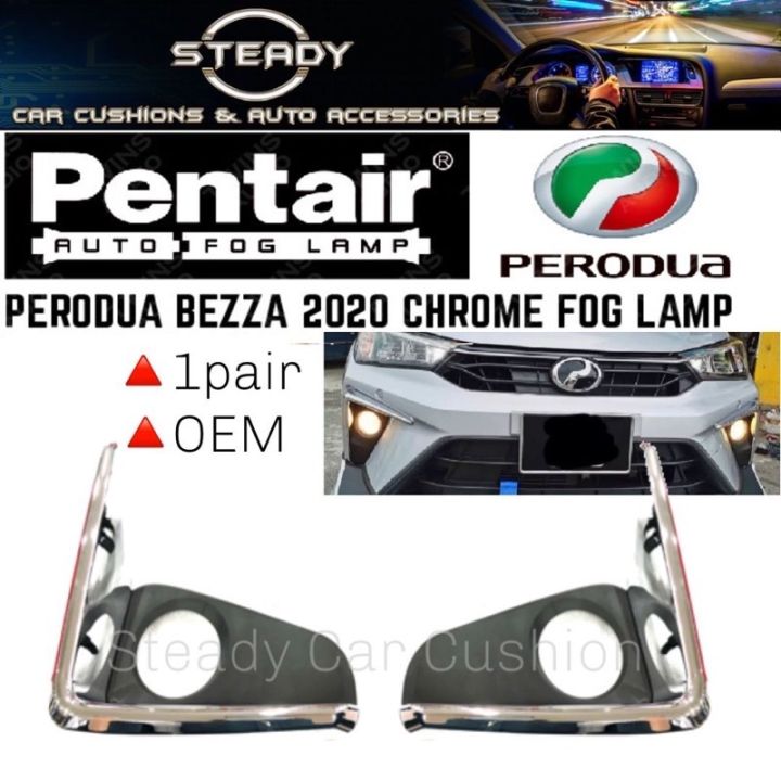 Perodua Bezza Fog Lamp Set Fog Lamp Cover Chormed Sport Light Glass ...