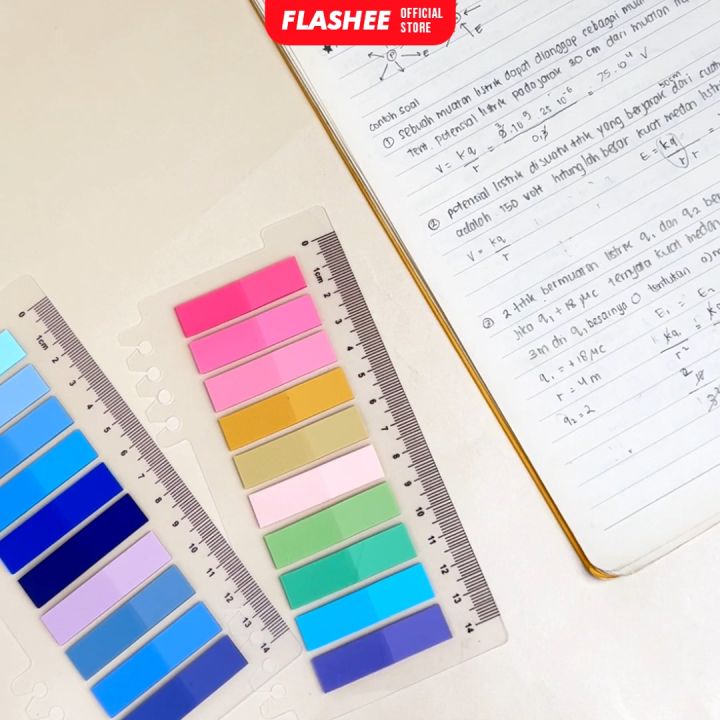 Sticky Notes Memo Tempel Biru Multifungsi Isi 10 Warna Lucu Ada ...
