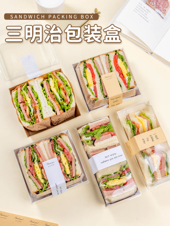 Transparent Sandwich Box Picnic Special Packaging Paper Autumn Trip ...