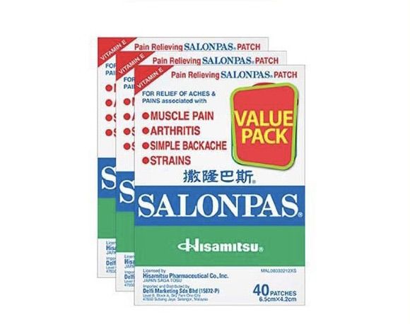 SALONPAS PATCH 40S X 3 | Lazada
