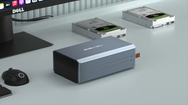 ACASIS 3.5-inch Dual Disk Enclosure Disk Array Box. RAID Mode Array ...