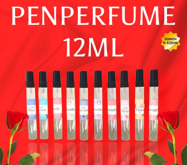 PEN PERFUME LELAKI 12ML MINYAK WANGI TAHAN LAMA 24 JAM / HARGA BORONG ...